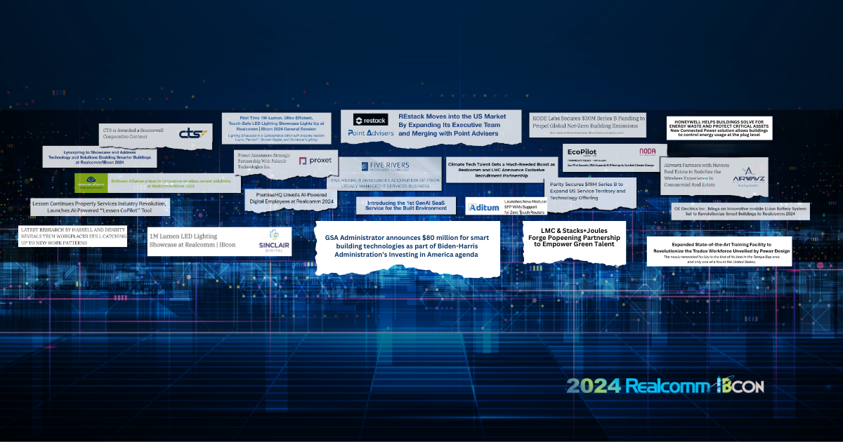 Surge of New Product Launches and Industry News Showcased at Realcomm | IBcon 2024 - REstack